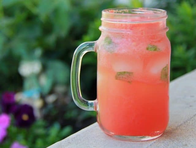 Pink Lemonade Watermelon Fizz