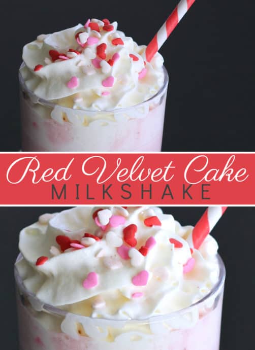 Red Velvet Cake Milkshake