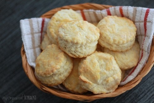 Easy Baking Powder Biscuits - My Organized Chaos