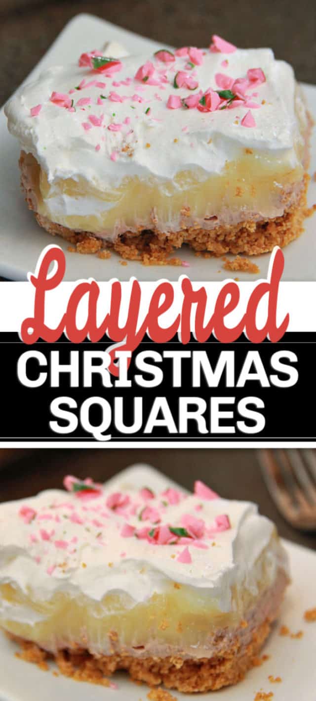 Festive Layered Dessert Squares