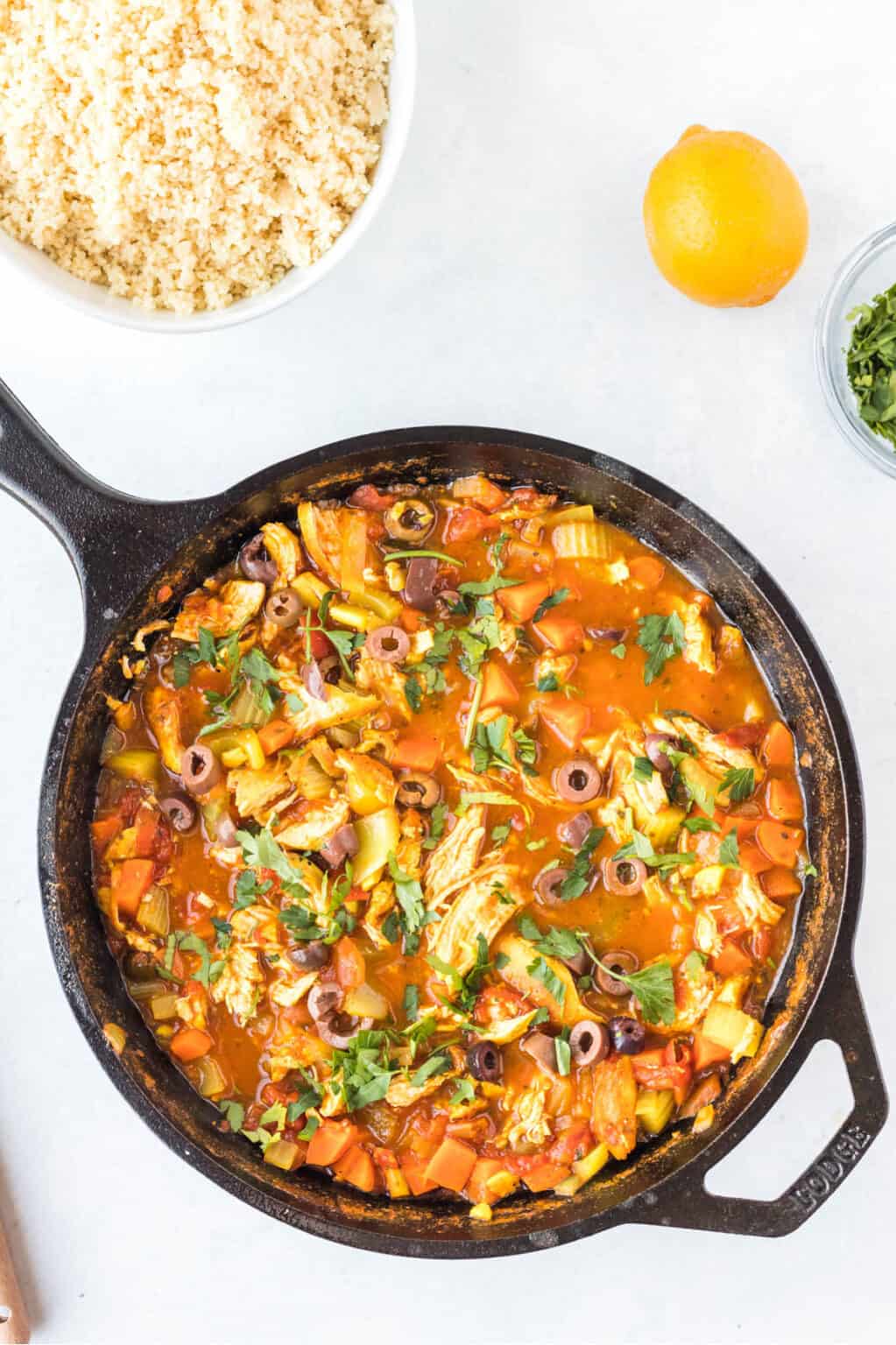 One Pot Moroccan Chicken Stew - My Organized Chaos