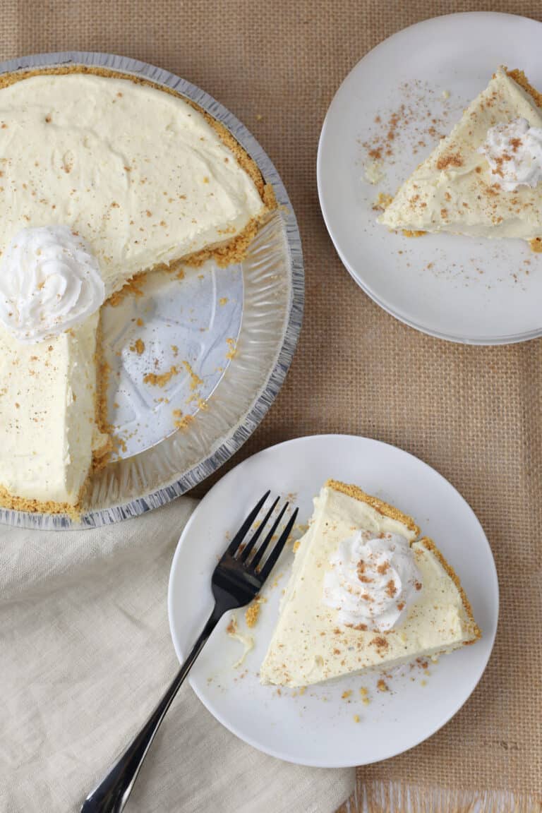 No Bake Eggnog Pie - My Organized Chaos