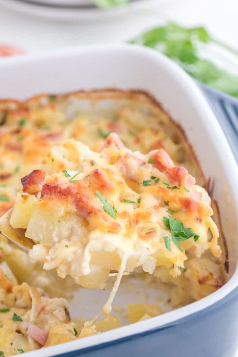 Cheesy Ham and Potato Casserole - My Organized Chaos