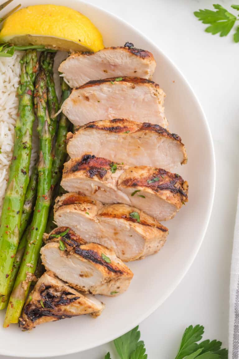 Grilled Greek Chicken with the Best Greek Marinade