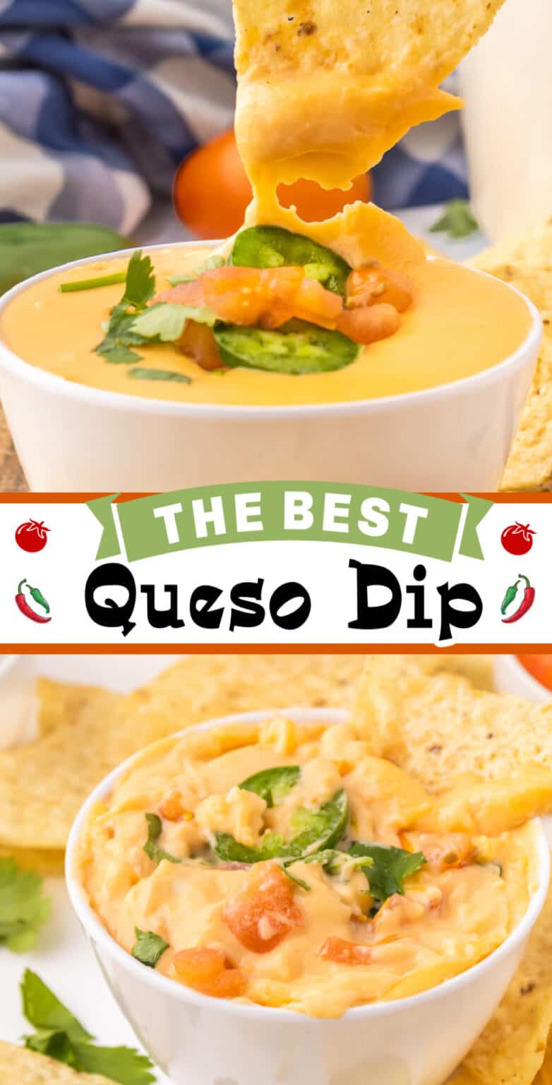 The Best Queso Dip - Mexican Cheese Dip