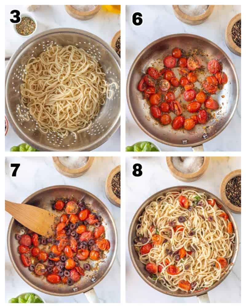 Easy Greek Spaghetti (Ready in 20 Minutes!) - My Organized Chaos